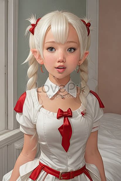Heavy Tanned White Hair Teenage Miku Hatsune Red Ruby Picture And Hd