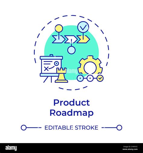 Product Roadmap Multi Color Concept Icon Stock Vector Image And Art Alamy
