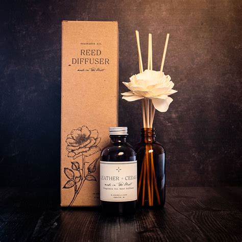Leather Cedar Reed Diffuser R Rebellion