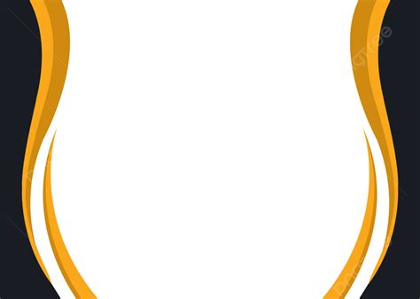 Orange Certificate Wave Design Vector Abstract Orange And Black Waves