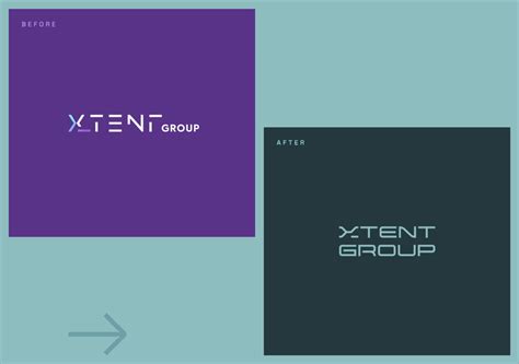 Xtent Group Nova Identidade Visual Behance