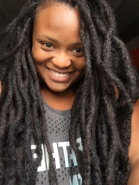 Thick Locs Palm Roll Locs Hairstyles Beautiful Dreadlocks Dread