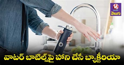 టాయిలెట్స్⁬లో కంటే వాటర్ బాటిల్స్ పైనే ఎక్కువ బ్యాక్టీరియా స్టడీ