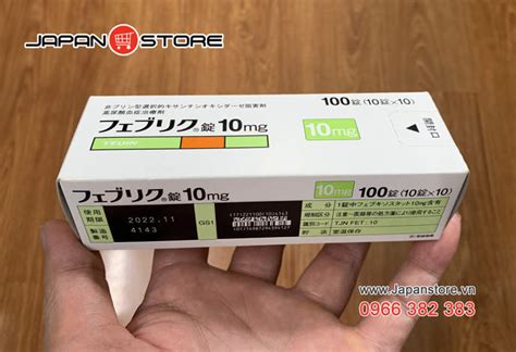 Thuốc Gout Gút Nhật Bản Thuốc điều Trị Bệnh Gout Gút Feburic 10mg