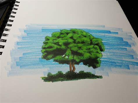 [oc] Ive Been Practicing Sketching Trees Imgur