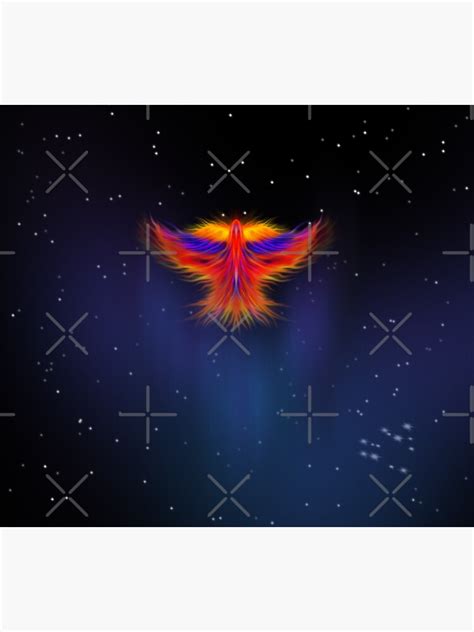 Space Phoenix Aurora Sticker For Sale By Idyllfire Redbubble