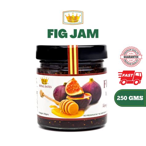 Fruit Fig Jam With Honey And Dates Molasses No Sugar Added Premium