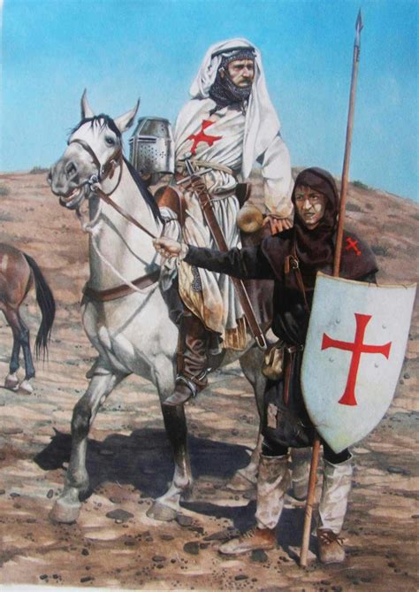 Imagen Crusader Knight Knights Templar Medieval Knight