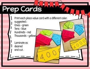 Place Value Expanded Form Interactive Cards By That Teacher Yogi