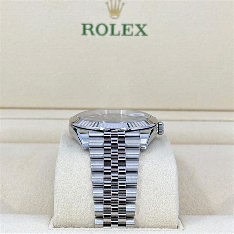 Unworn Rolex Datejust 41 Black Jubilee Reference 126334 Complete Set