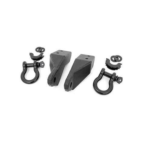 Rough Country Tow Hook Shackle Mount Kit For 2007 2021 Toyota Tundra