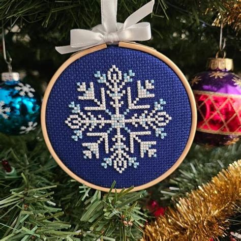 Snowflake Cross Stitch Patterns Pdf Instant Download Etsy