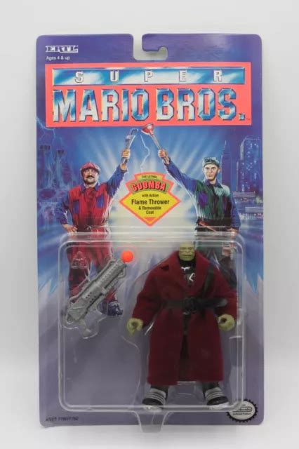 Super Mario Bros Goomba Figure The Movie 1993 Ertl Moc £50 00 Picclick Uk