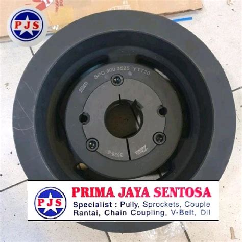 Jual Pulley Pully Spc 300 X 8 Jalur Groove With Taperlock 3525 Tappered