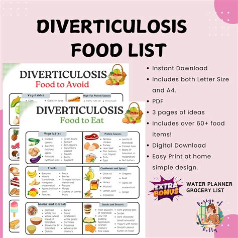 Diverticulitis Food List Foods To Avoid With Diverticulitis