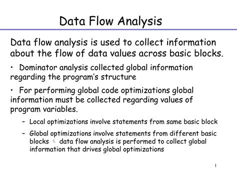 Ppt Comprehensive Guide To Data Flow Analysis And Optimization