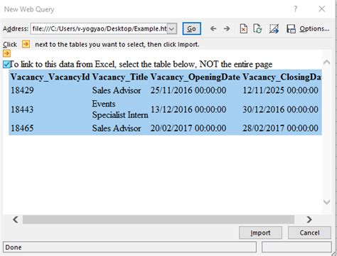 Issue With Microsoft Excel Data From Web Feature Microsoft Community