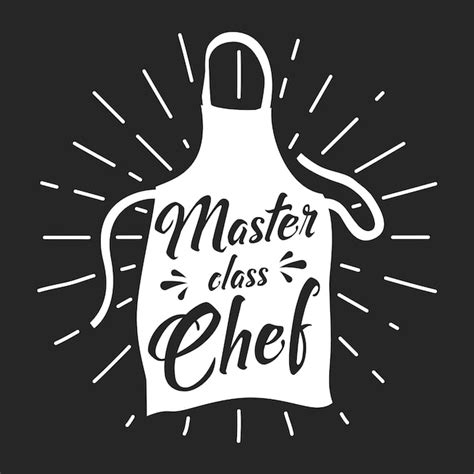 Premium Vector Vintage Cooking Master Class