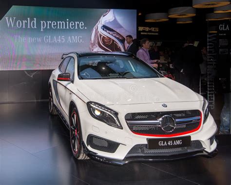 Mercedes Gla45 Amg Editorial Stock Image Image Of Indoor 65085564