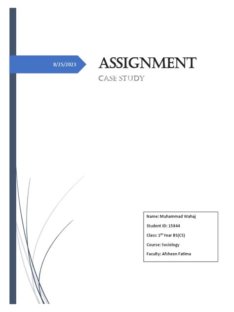 Deviance Assignment Pdf