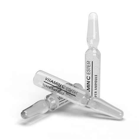 Vitamin Ester C Fiole Concentrate Cu Efect De Lifting Si Luminozitate