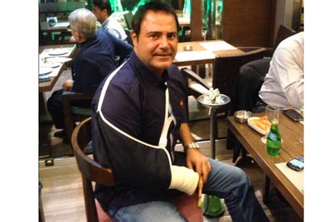 Up In The Gym Just Workin On His Fitness Assi Helani Falls And Breaks