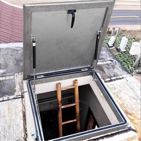 Flat Roof Access Hatch Door Weatherproof Pitched Roof Skylight Exit