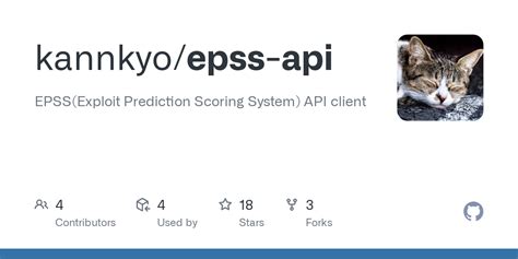 GitHub Kannkyo Epss Api EPSS Exploit Prediction Scoring System API Client