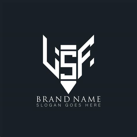 Lsf Resumen Letra Logo Lsf Creativo Monograma Iniciales Letra Logo