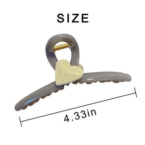 Pinzas Para El Cabello De San Valentín De 43 Pulgadas Clip Grande Para