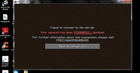 Minecade Ban Appeal Imgur