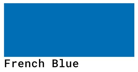 French Blue Color Codes