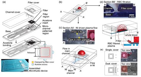 Overall Illustration Of The Plasma Separation Microfluidic Device With Download Scientific