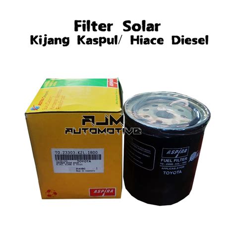 Jual Filter Solar Kijang Kapsul Diesel Hiace Diesel Aspira Shopee