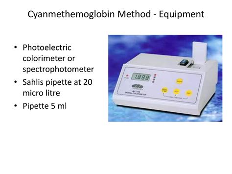 Hemoglobin Estimation Pptx