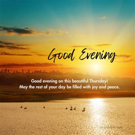 465 Thursday Good Evening Wishes Very Wishes
