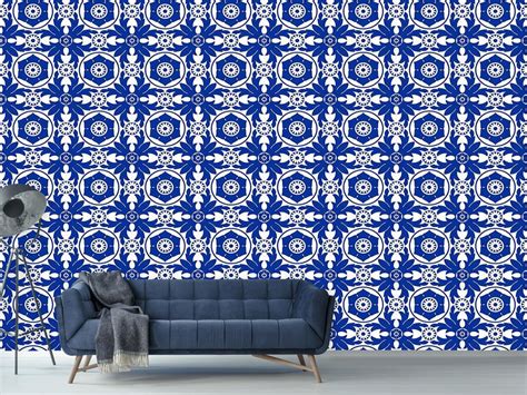 Patterned Wallpaper In The Sign Of The Flowers