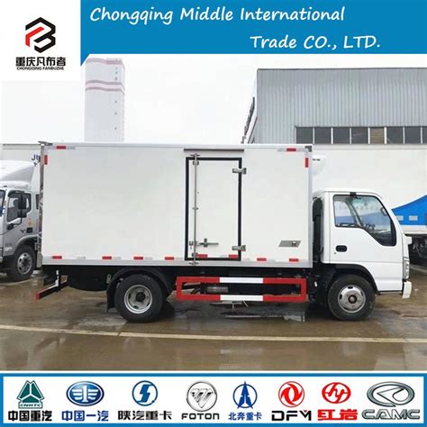 Small Heavy Refrigerator Truck Freezer Van Truck Refrigerated Van Box Truck Refrigerator Truck