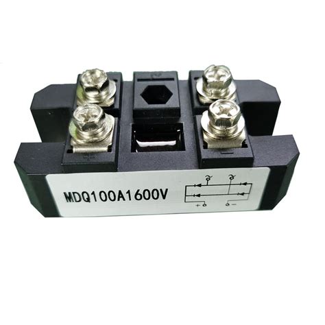 Mdq 100a 1600v Black Single Phase Diode Bridge Rectifier 100a Amp High Power 1600v