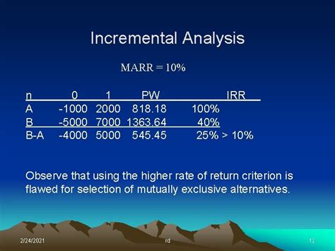 Engineering Economic Analysis Chapter 5 Present Worth Analysis
