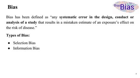 Bias Confounding And Interactionpptx