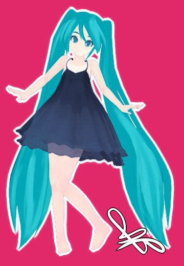 Pmx Miku By Dibujoslove On Deviantart