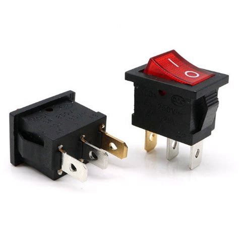 Jual Saklar Rocker Switch Lampu Kecil 3 Pin Switch Lampu Kecil On Off