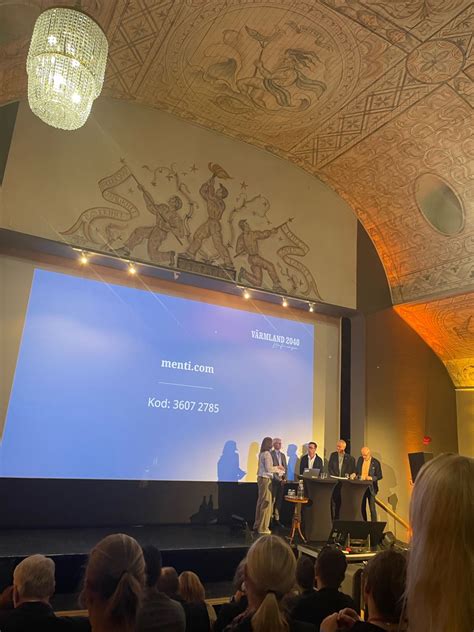 På Vackra Skoghall Folkets Hus Pratas Det Idag Om Värmlandsstrategin