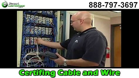 How To Certify Test Cat5e Cat6 And Cat6a Cable Youtube