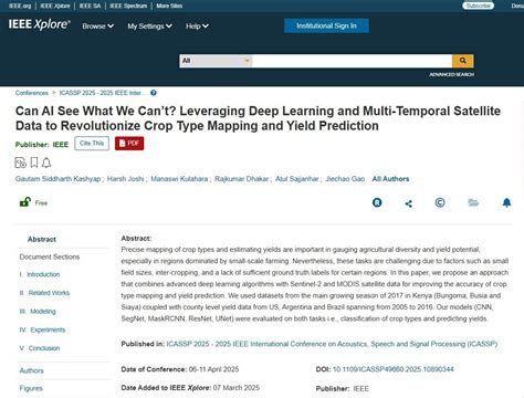Icassp2025 Ieee Ai Geospatialanalysis Remotesensing Cropmapping Manaswi Kulahara 27