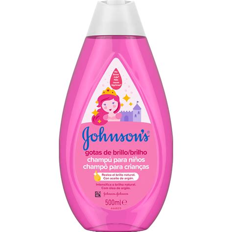 Champú Para Niños Gotas De Brillo Con Aceite De Argán Frasco 500 Ml