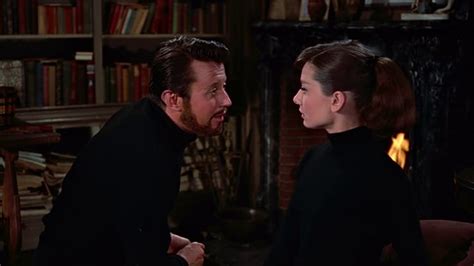 Michel Auclair And Audrey Hepburn