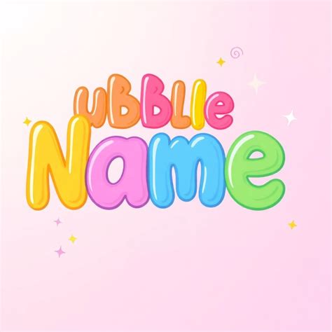 Best Bubble Letter Name Generator Printable Vondy