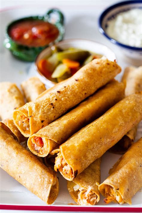 Chicken And Cheese Taquitos Dorados